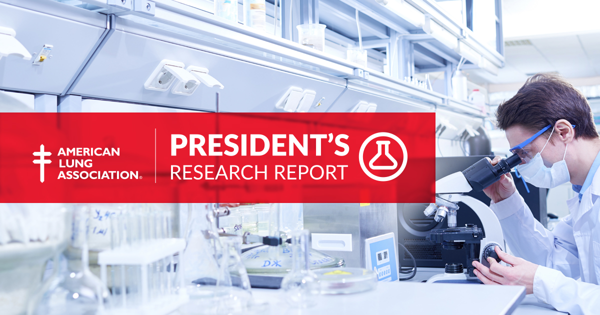 President's Research Report: What You Make Possible | American Lung ...