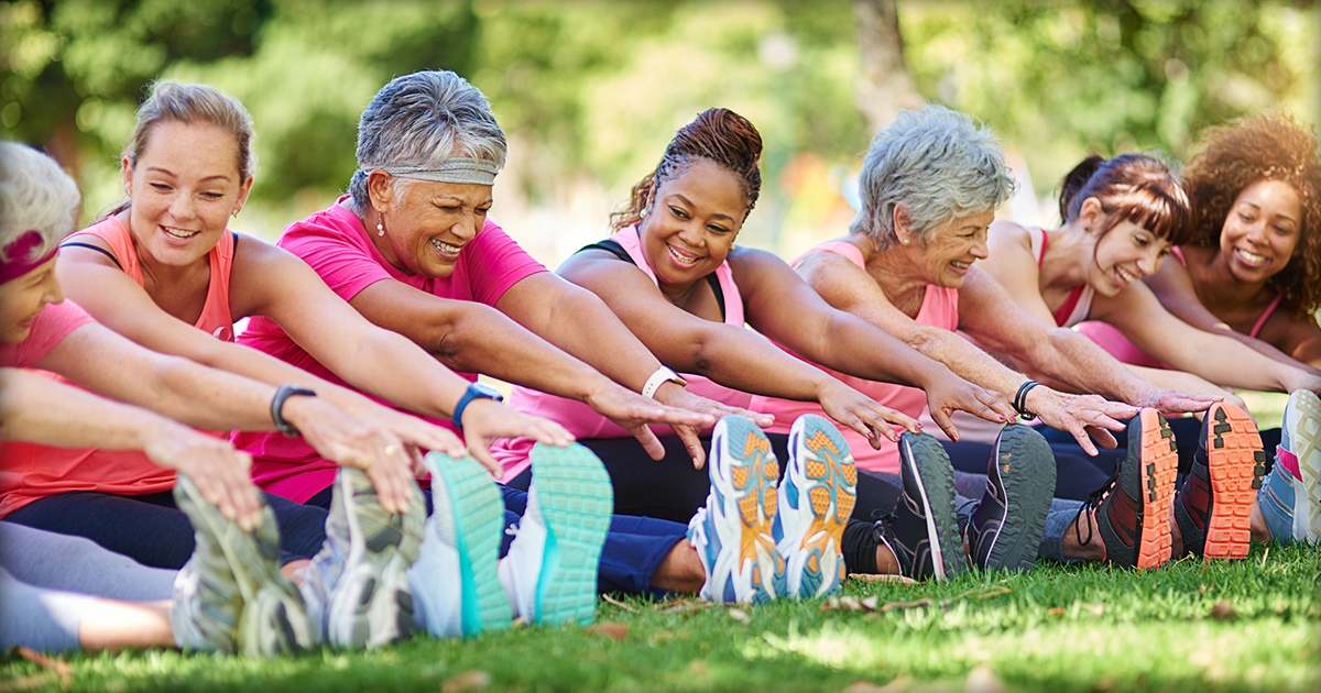 People Exercising Outside