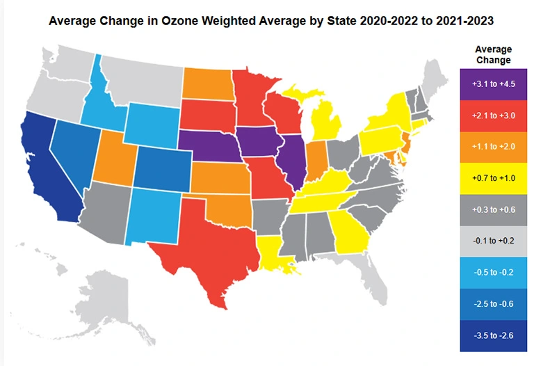 Ozone Pollution Is Getting Worse and Increased Wildfires May Be to ...