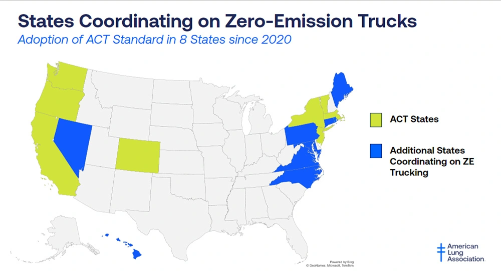 Cleaner Trucks | American Lung Association